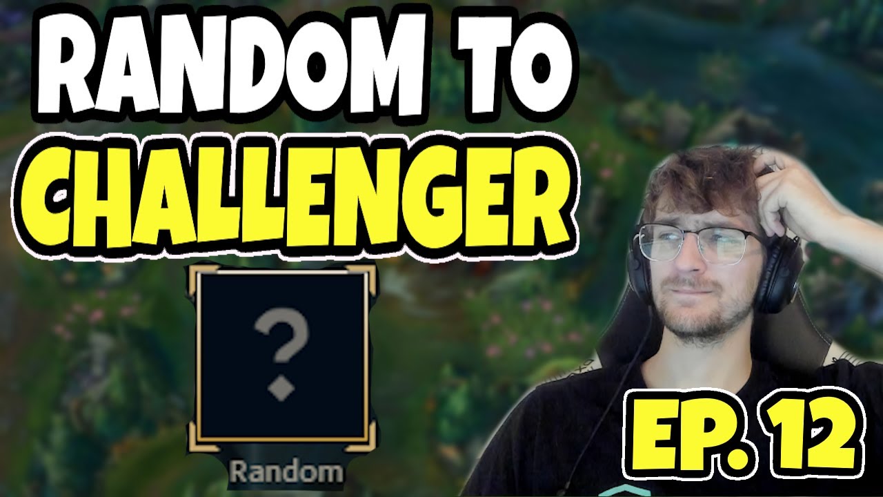 Picking Random Supports every game till I'm Challenger - Random to ...