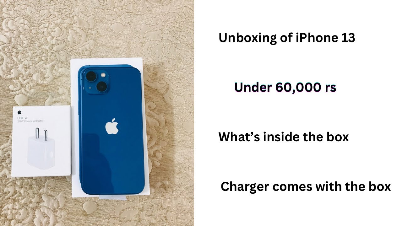 Unboxing iPhone 13 , what’s inside the box #iphone13 #unboxing - YouTube