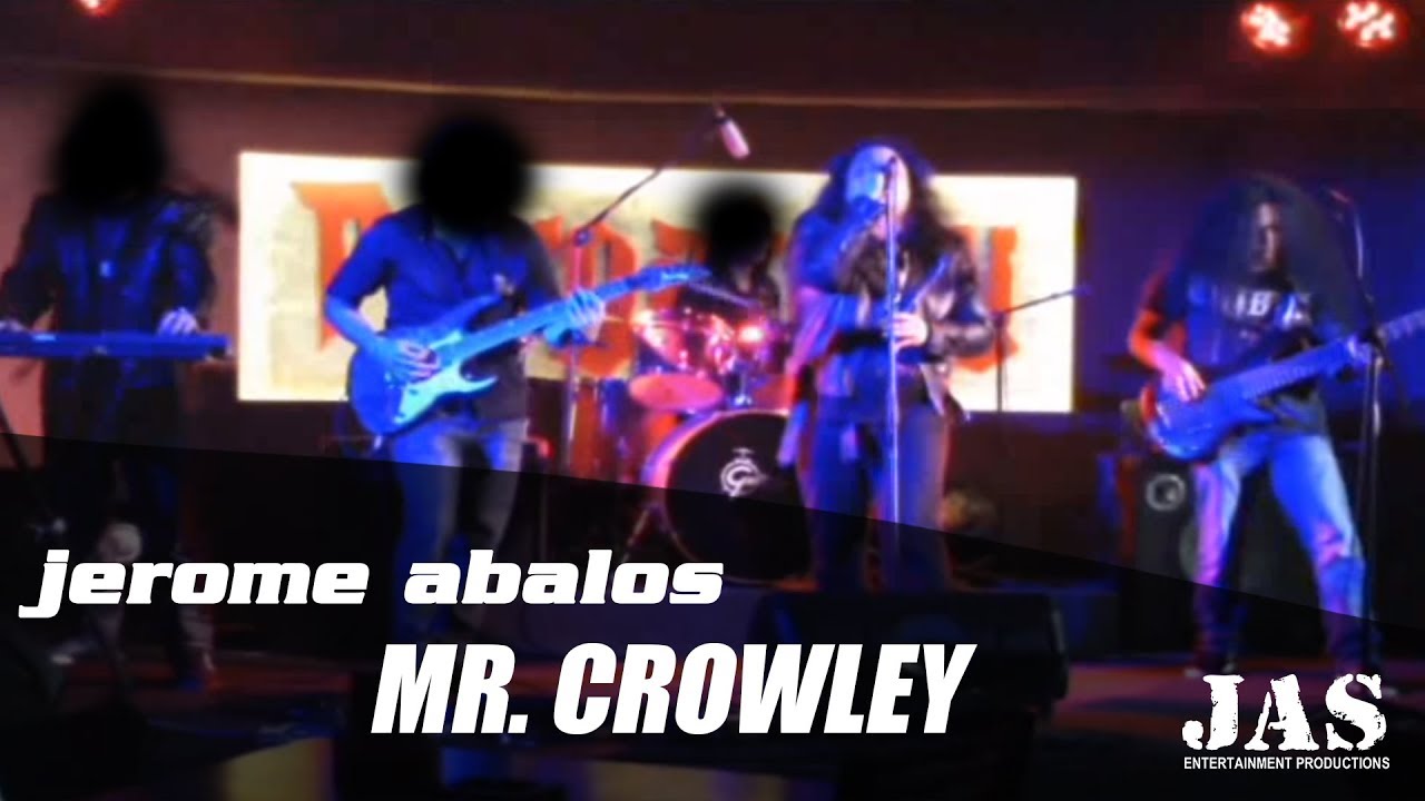 Mr. Crowley - Jerome Abalos DARK ORCHESTRA - BLACK - YouTube