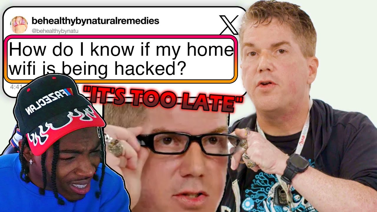 R U HACKED? GSxvage Reacts to OG HACKER Answering Questions from ...