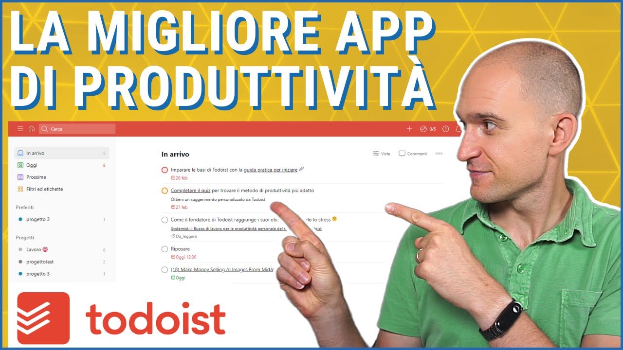 Todoist: tutorial completo sulla migliore app per todo list - YouTube