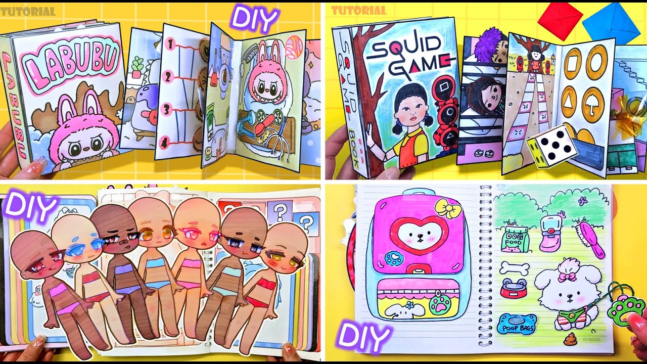 Paper DIY🤩7 Best Paper Craft videos Compilation 종이 놀이 모음 #tutorial #asmr #gamebook - YouTube