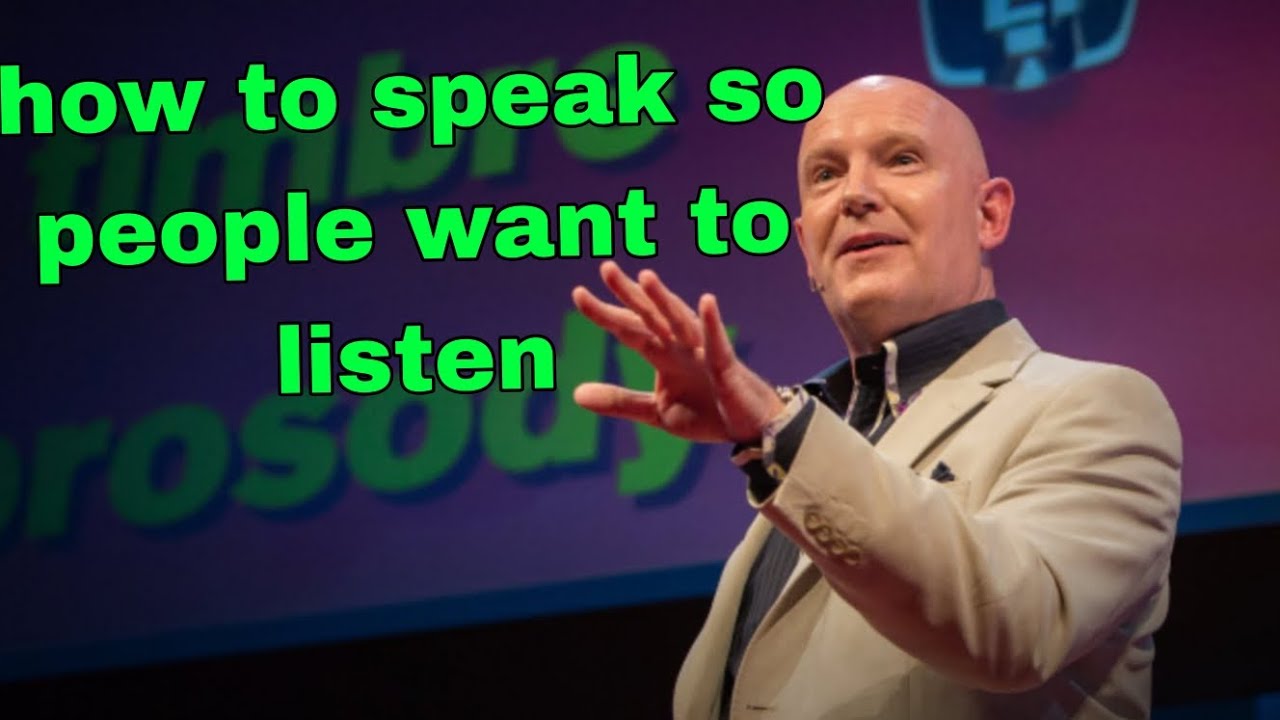 How To Speak So People Want To Listen/TTD TALKS - YouTube