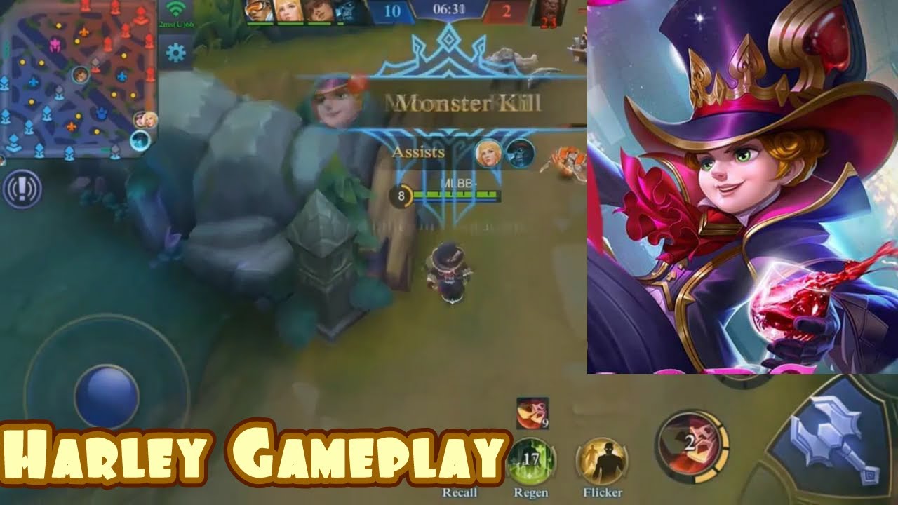 Mobile Legends : New Hero Harley Gameplay & Skill - YouTube