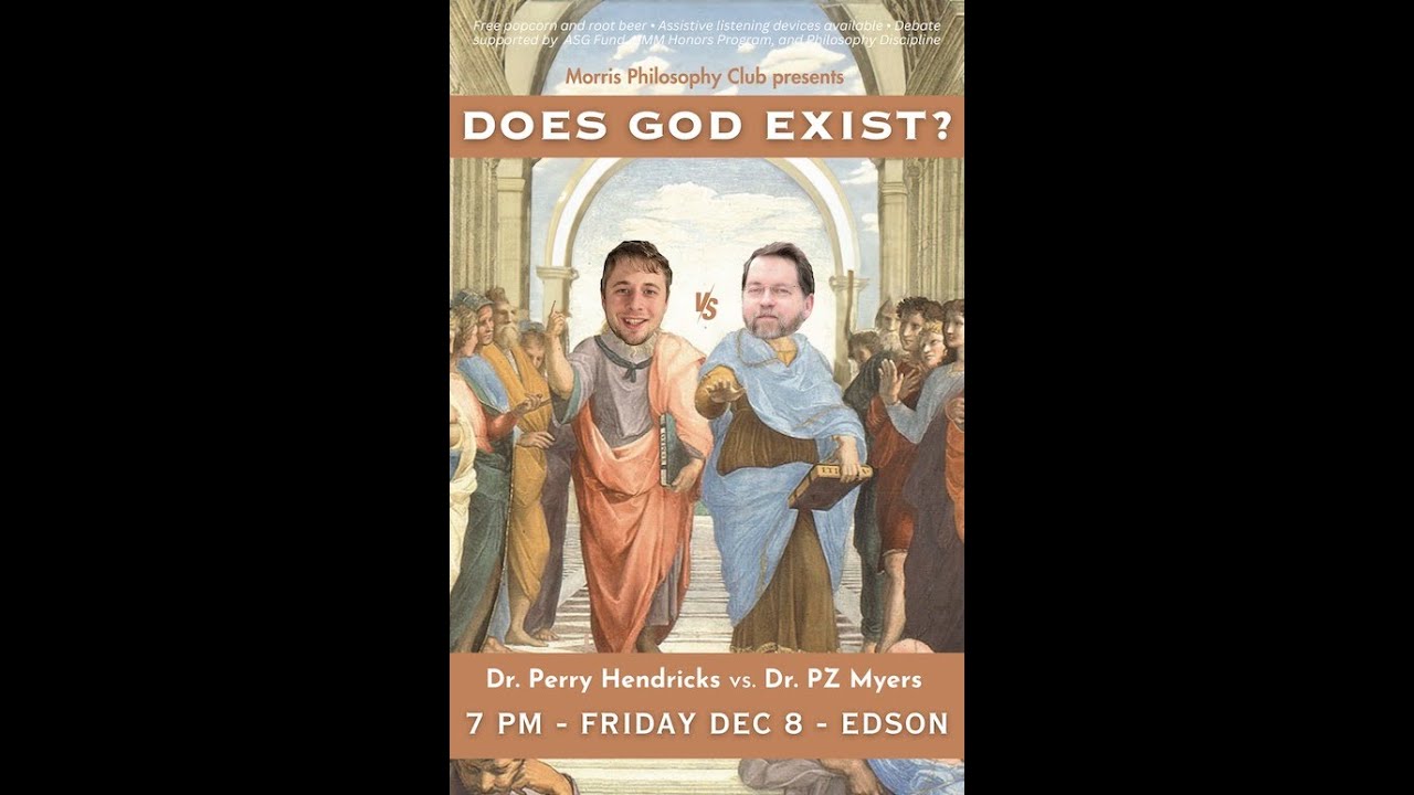 Perry Hendricks vs PZ Does God Exist? - YouTube