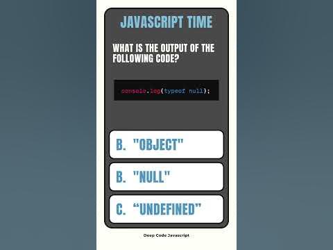 What is the output of the following code | Deep Code Javascript | JS Quiz - YouTube