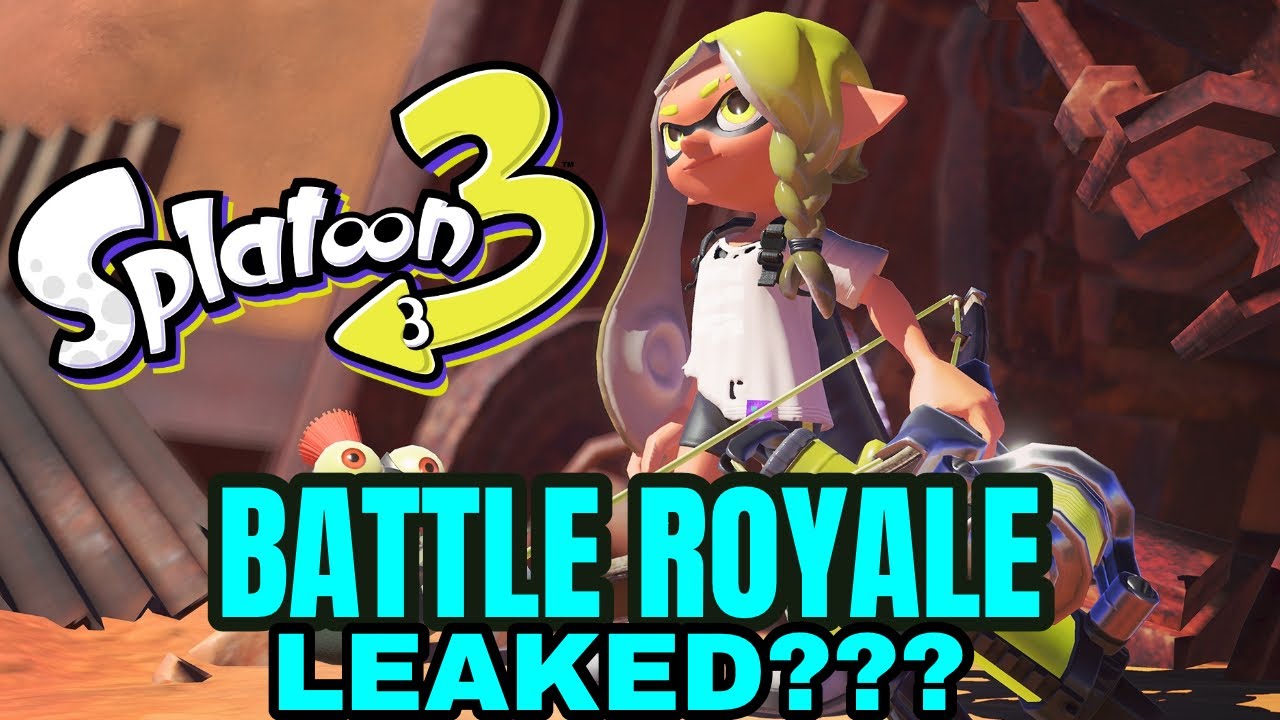 Splatoon 3 - Battle Royale LEAKED? With New Weapon. - YouTube