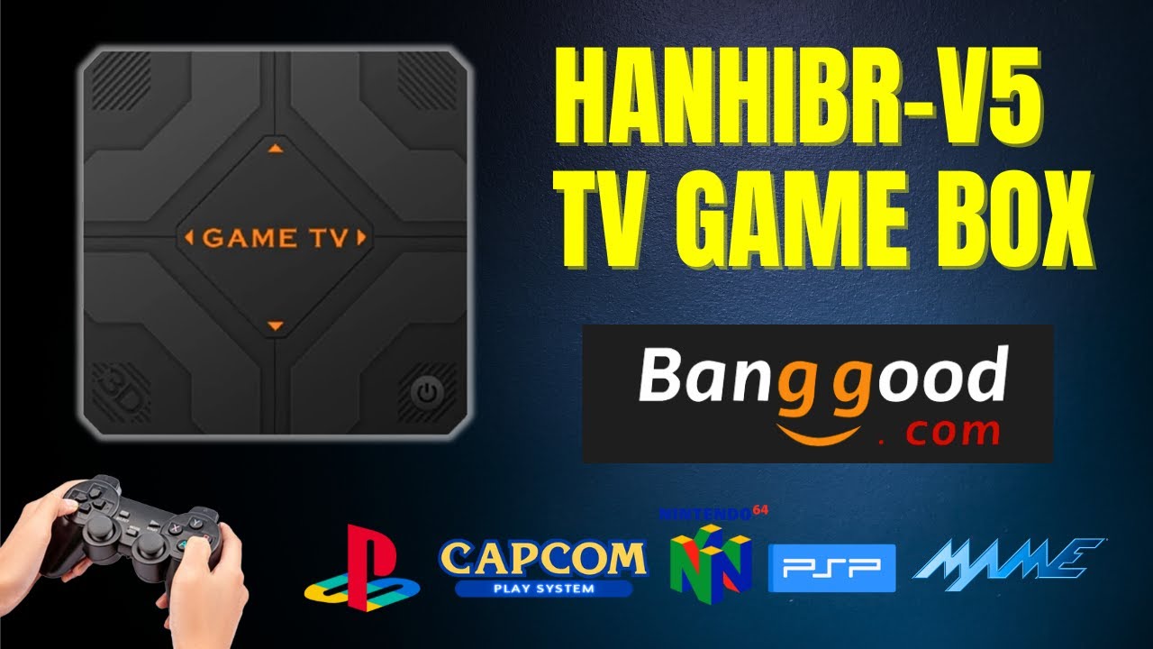 Game Box Hanhibr V5 da Banggood Barato e Com Milhares de Jogos Retrô - YouTube