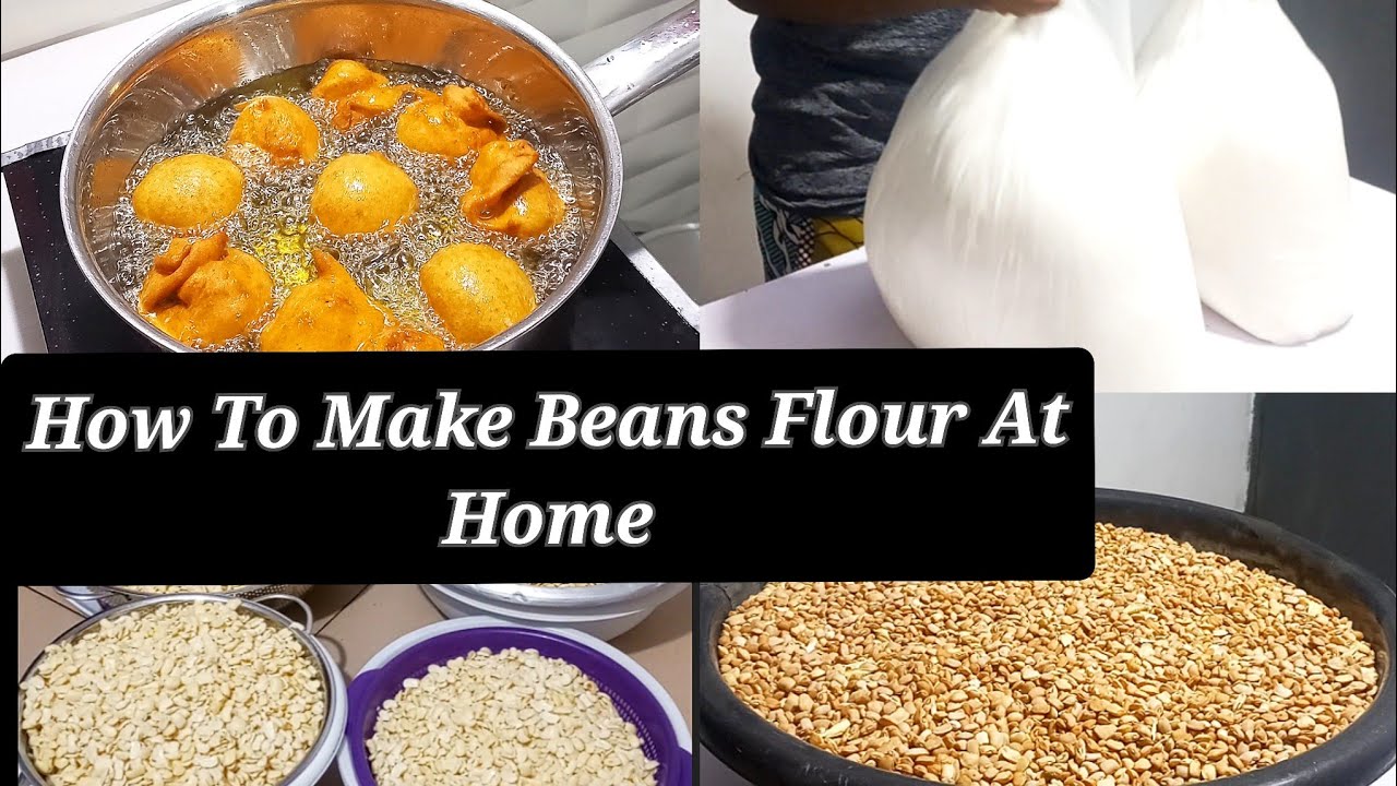 How To Make Beans Flour || For Akara and Moi Moi Recipes - YouTube