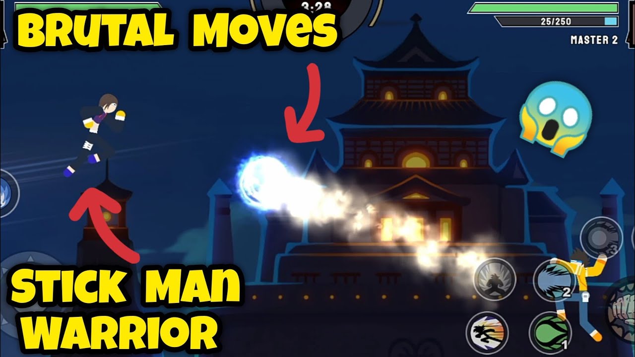 STICK MAN WARRIOR | BRUTAL GAMEPLAY 1 #stickman #stickmanwarrior #gaming - YouTube