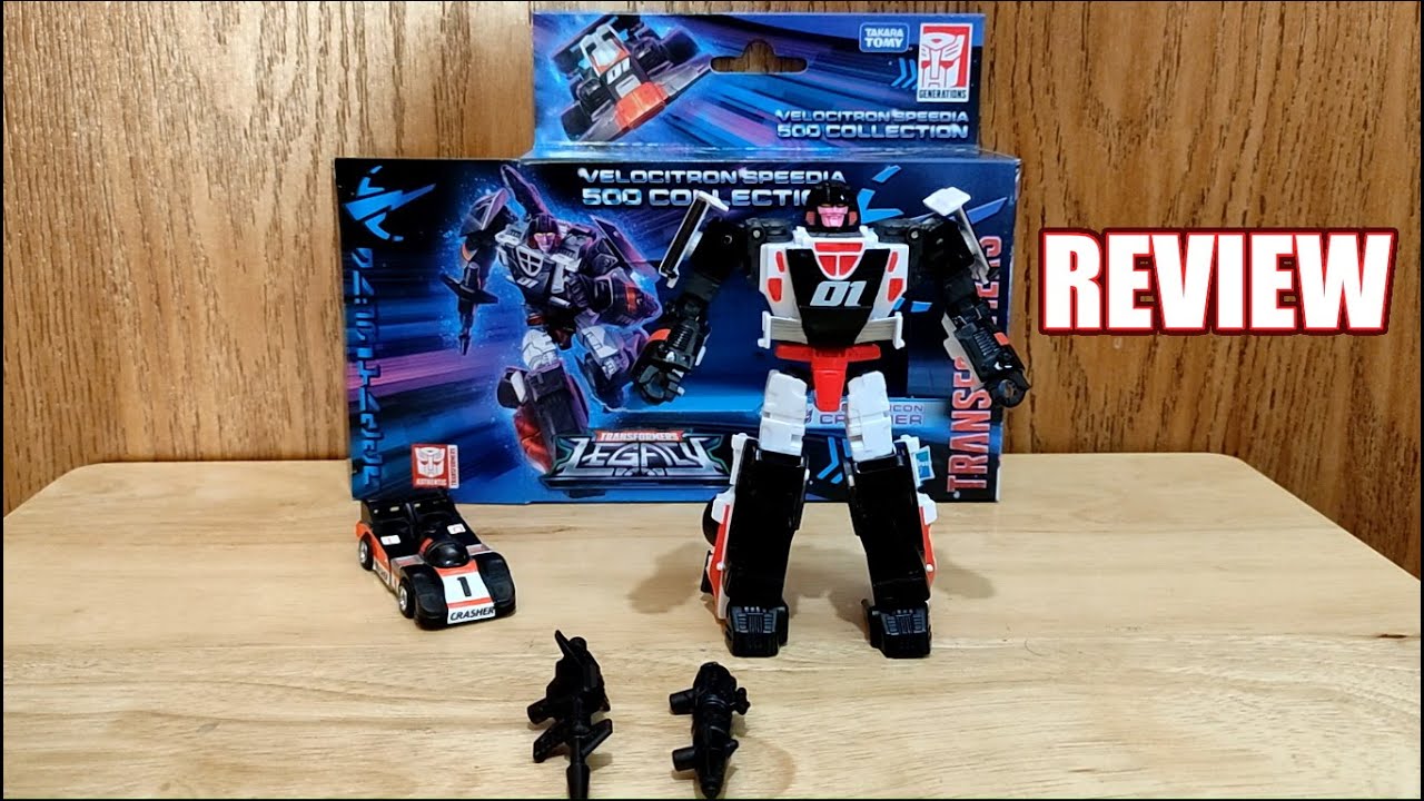 Transformers Legacy Velocitron CRASHER Review - YouTube