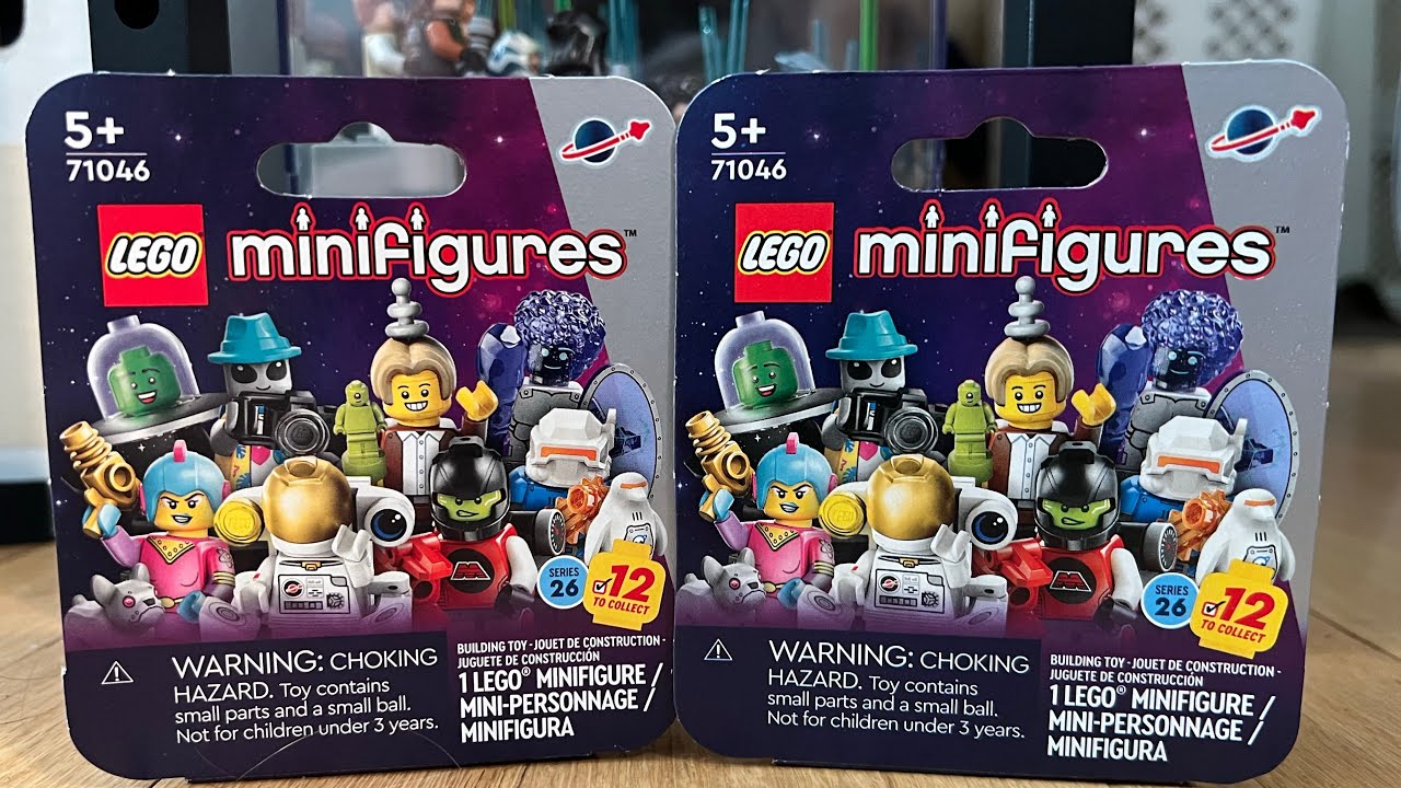 LEGO Series 26 (SPACE) Minifigures!! 2 Pack Unboxing!! - YouTube
