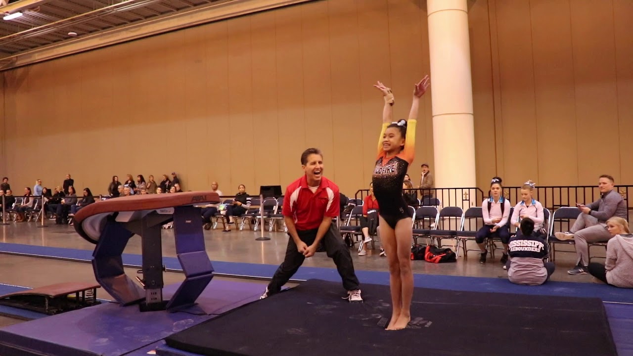 Kaitlyn Tran 3rd Place Vault New Orleans Jazz Invite 2018 Wildfire ...