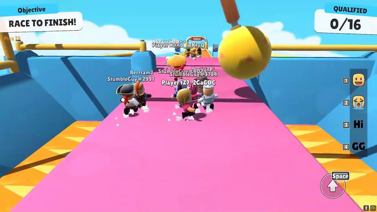 Stumble Guys Running - YouTube