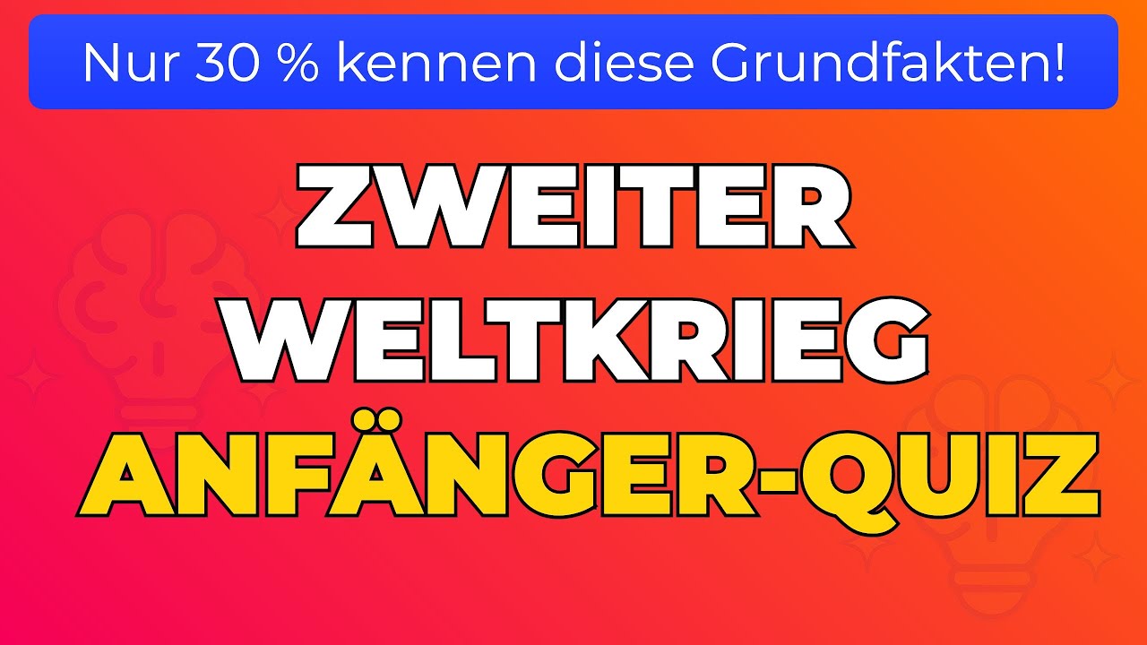 Can You Ace This Easy World War II Quiz? Test Your History Knowledge ...