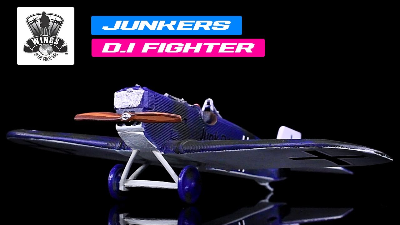 Junkers D.I Fighter Aircraft German Air Service 1/72 Model Airplane by ...