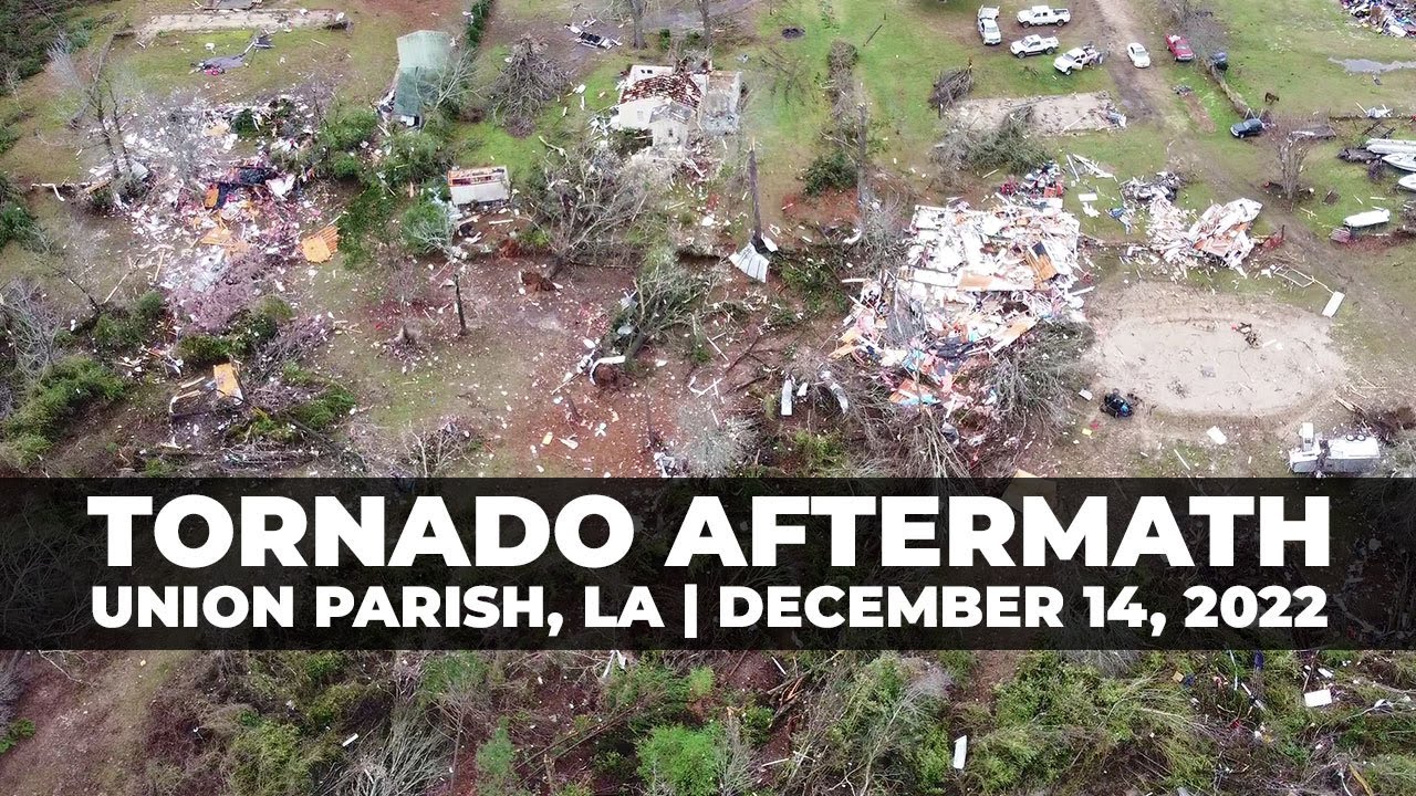 Union Parish EF3 Tornado Aftermath, Part 2 | Denton Road | December 14, 2022 - YouTube