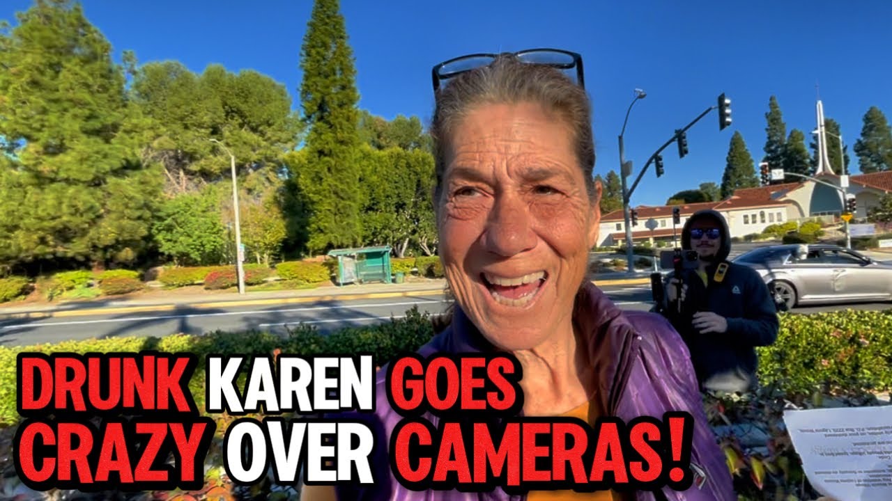 DRUNK CHURCHGOER Goes CRAZY Over CAMERAS, DEMANDS IDENTIFICATION - YouTube