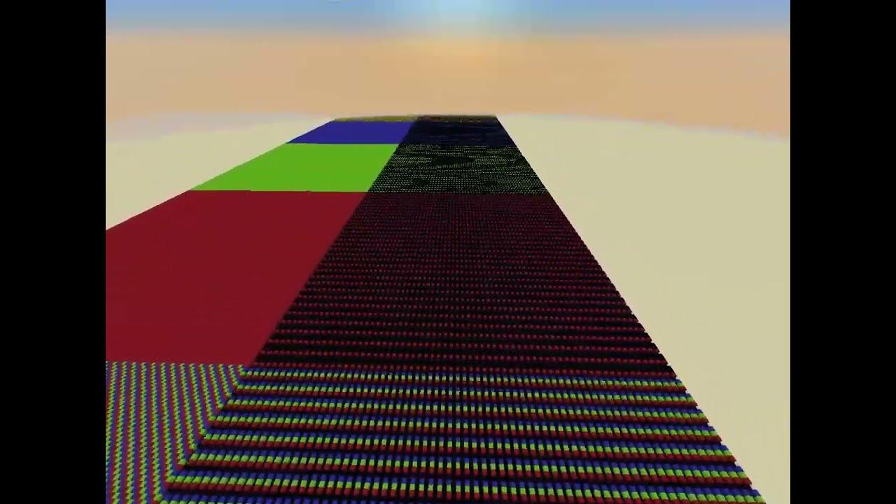 Minecraft rgb pixels on map/Moire Effect (flashing images) - YouTube