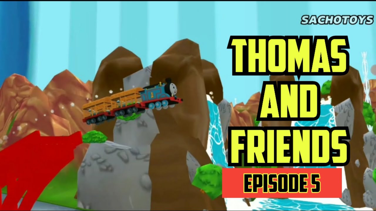 THOMAS AND FRIENDS | TRAIN JUMPING OVER THE BRIDGE | KIDS CARTOON - YouTube
