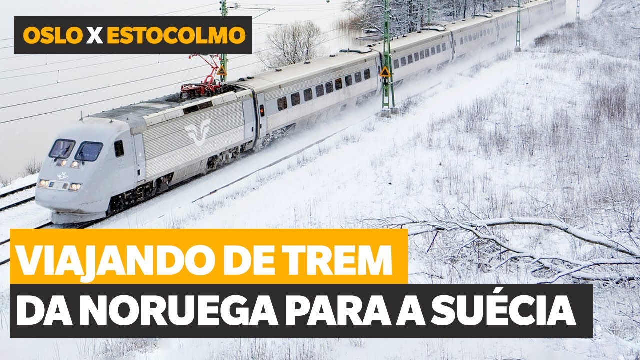 MAIS UM PAÍS! DE OSLO PARA ESTOCOLMO DE TREM - YouTube