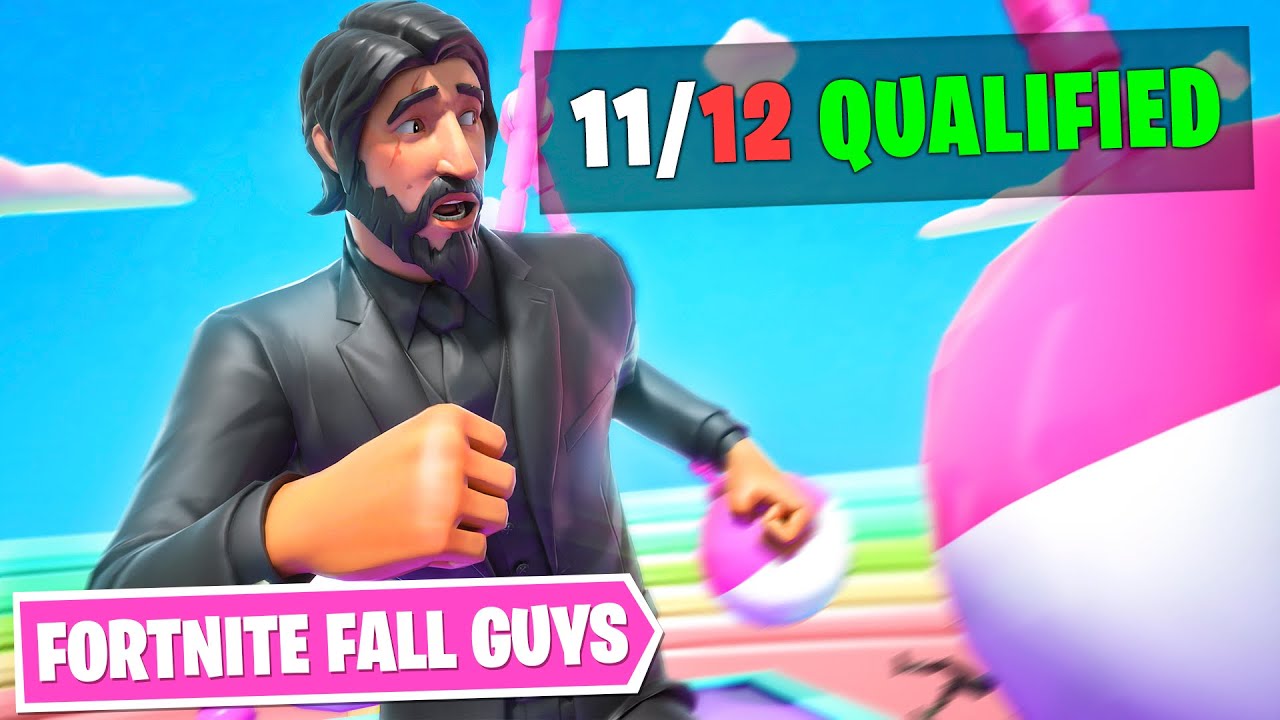 We played the NEW FALL GUYS in Fortnite... (SUPER INTENSE) - YouTube