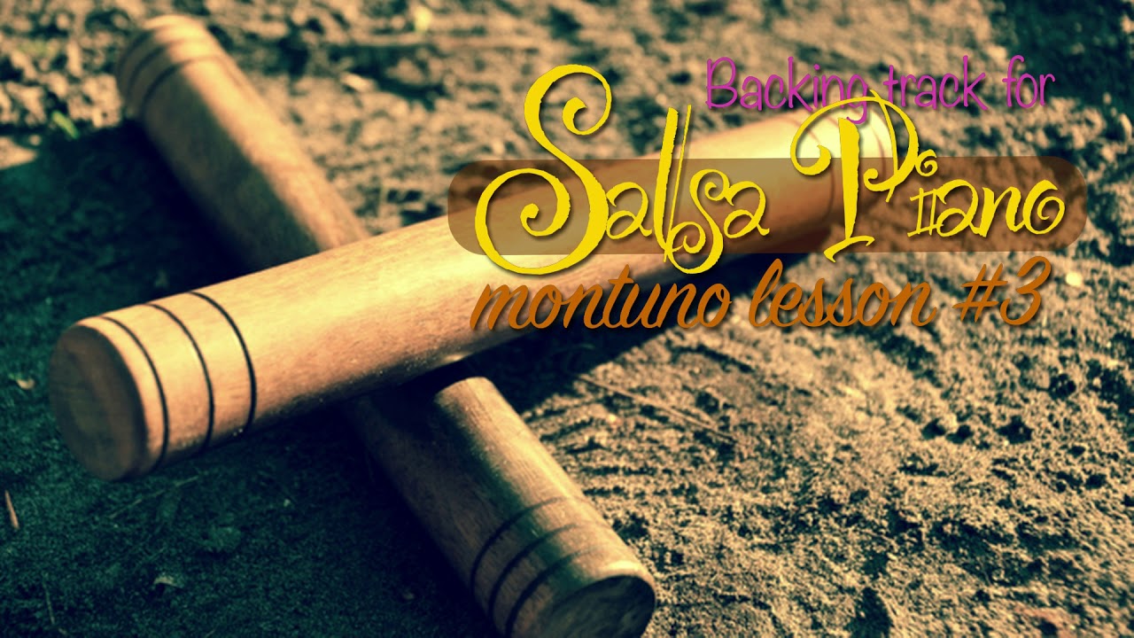 Backing Track Salsa Piano Montuno Lesson #3 - YouTube