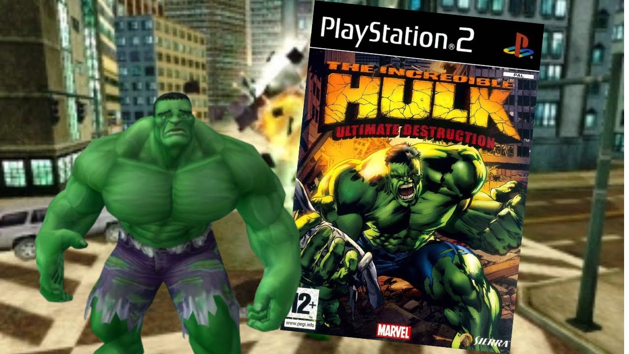 the incredible hulk ultimate destruction ps2 es increíble - YouTube