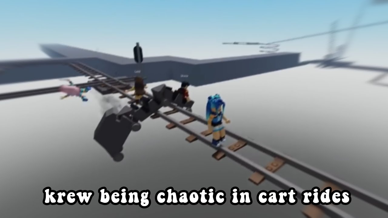 krew being chaotic in cart rides - YouTube