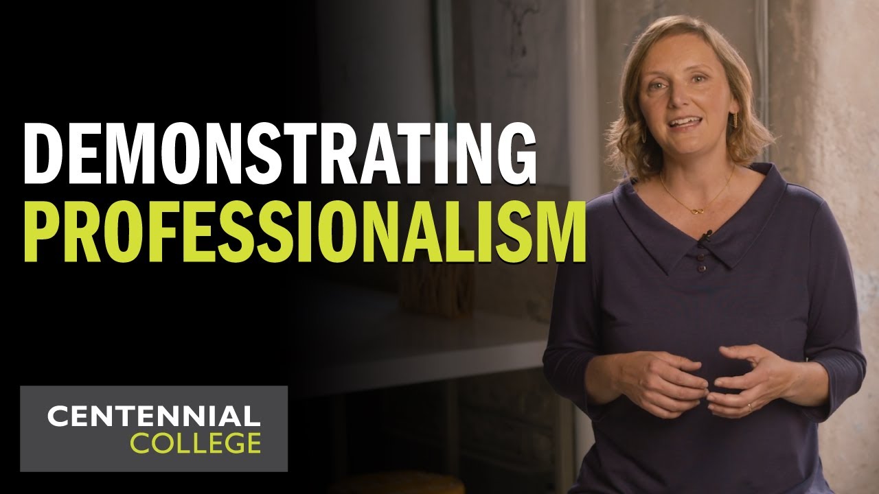 Demonstrating Professionalism - YouTube