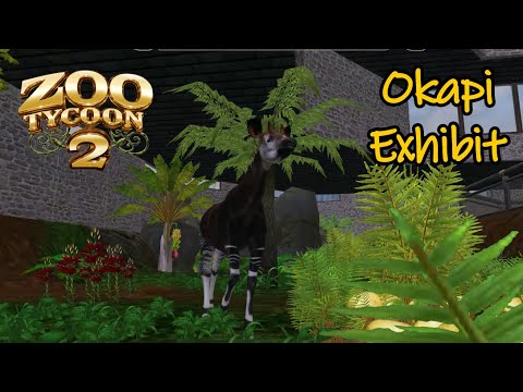 Zoo Tycoon 2: Okapi Exhibit Speed Build - YouTube