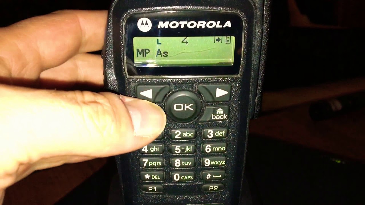 Motorola DP3601 RSSI - YouTube