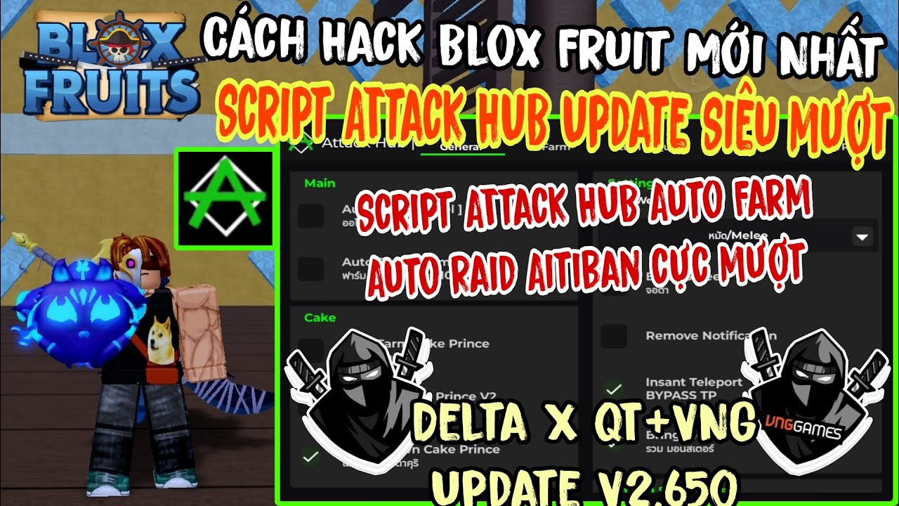 Cách Hack Blox Fruit Update 21 Mới Nhất Script Attack HUB Auto Farm ...