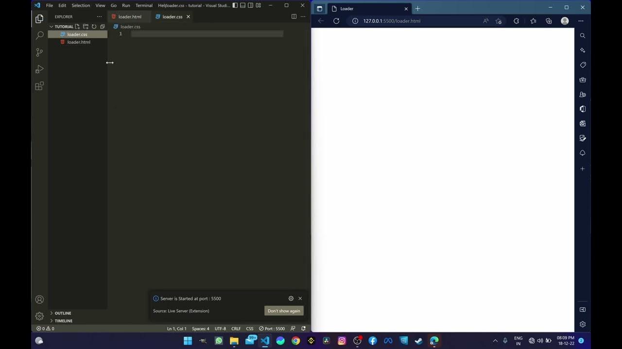 How To Make A Loader In CSS | Loading In CSS - YouTube