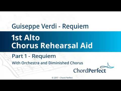 Verdi's Requiem Part 1 - Requiem - 1st Alto Chorus Rehearsal Aid - YouTube