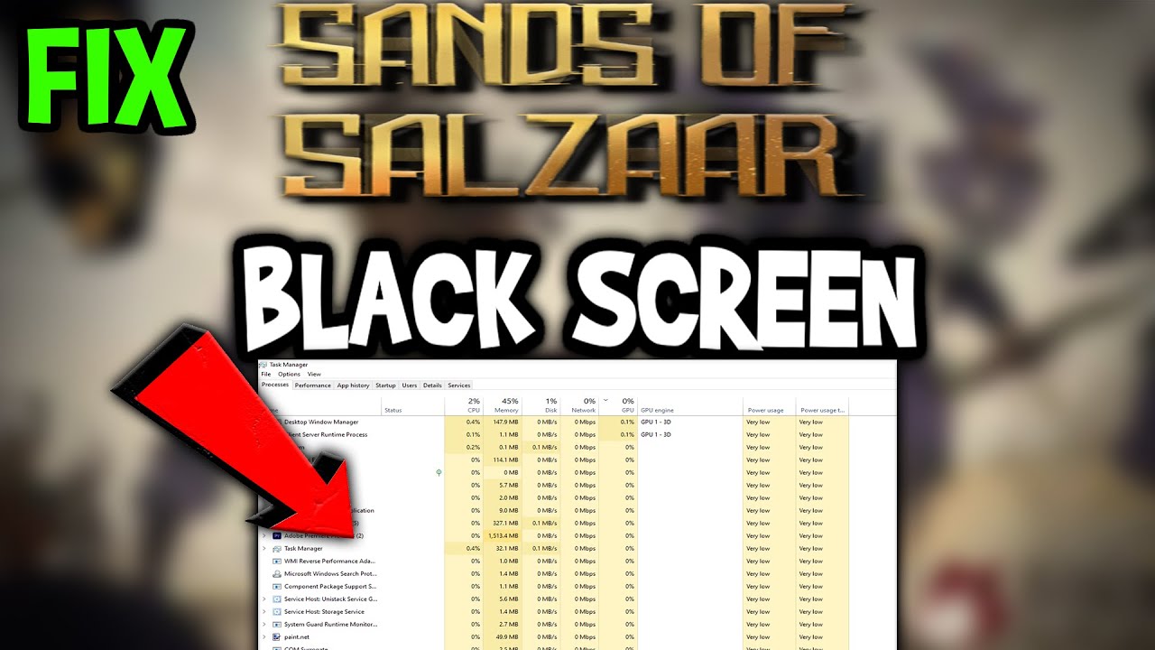Sands of Salzaar – How to Fix Black Screen & Stuck on Loading Screen ...