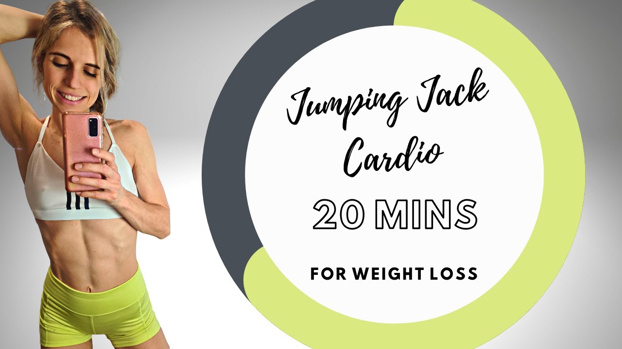 JUMPING JACK CARDIO WORKOUT FOR WEIGHT LOSS -ALL STANDING -20 MINUTES ...
