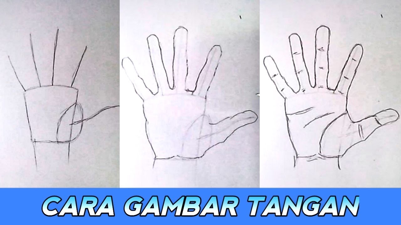 Cara Gambar Tangan Anime Versi Gua - YouTube