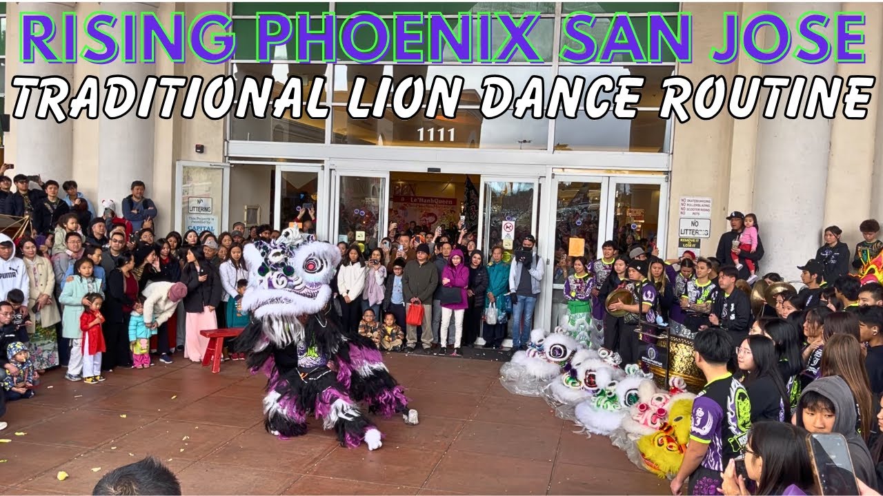 美國加州聖荷西昇鳳醒獅團 Rising Phoenix Lion Dance San Jose | Grand Century Mall ...