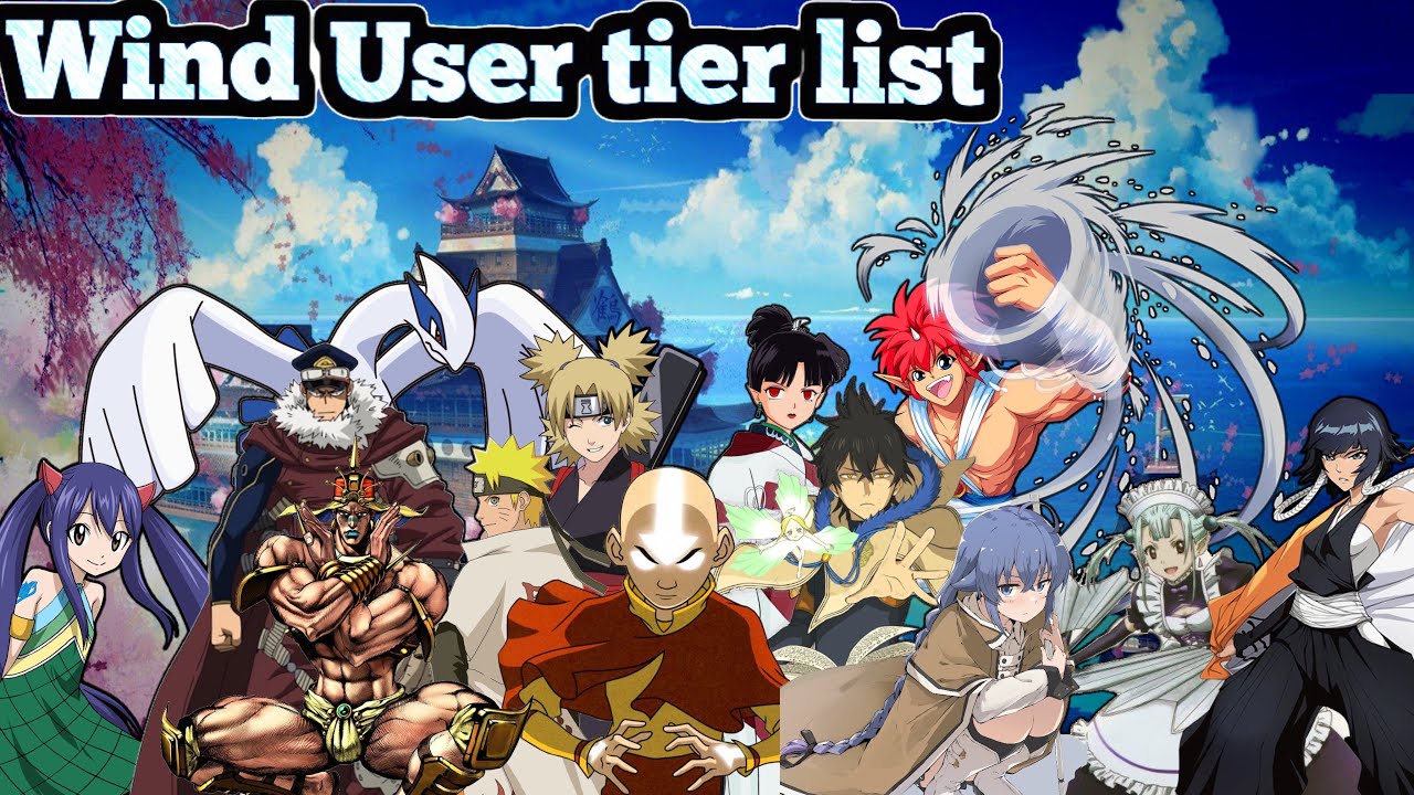 Best Anime Wind User Tier List + Avatar! Who’s should be S class ...