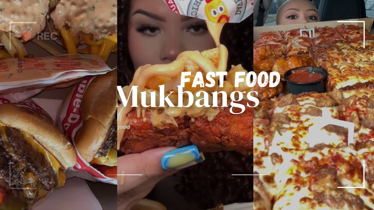 Fast Food TIKTOK Mukbang Compilation - YouTube