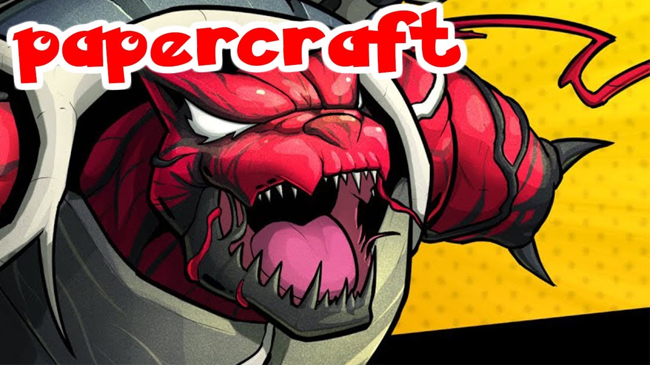 #carnage Venimized BLASTOISE CARNAGE(papercraft texture HD) - YouTube