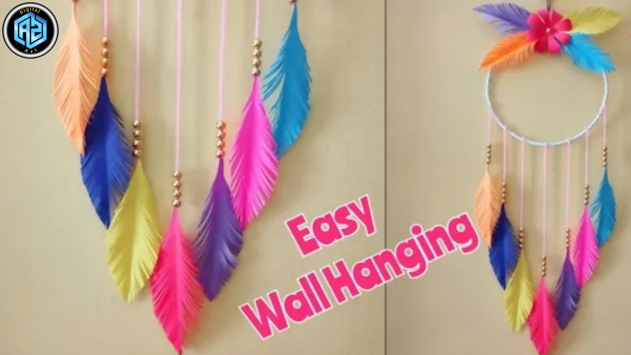 How to make Paper Wall hanging / Home Decoration ideas with paper / # ...