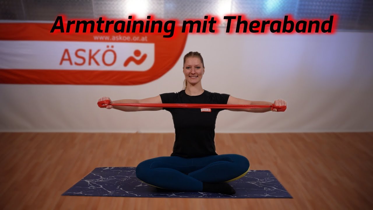 Armtraining mit Theraband - YouTube