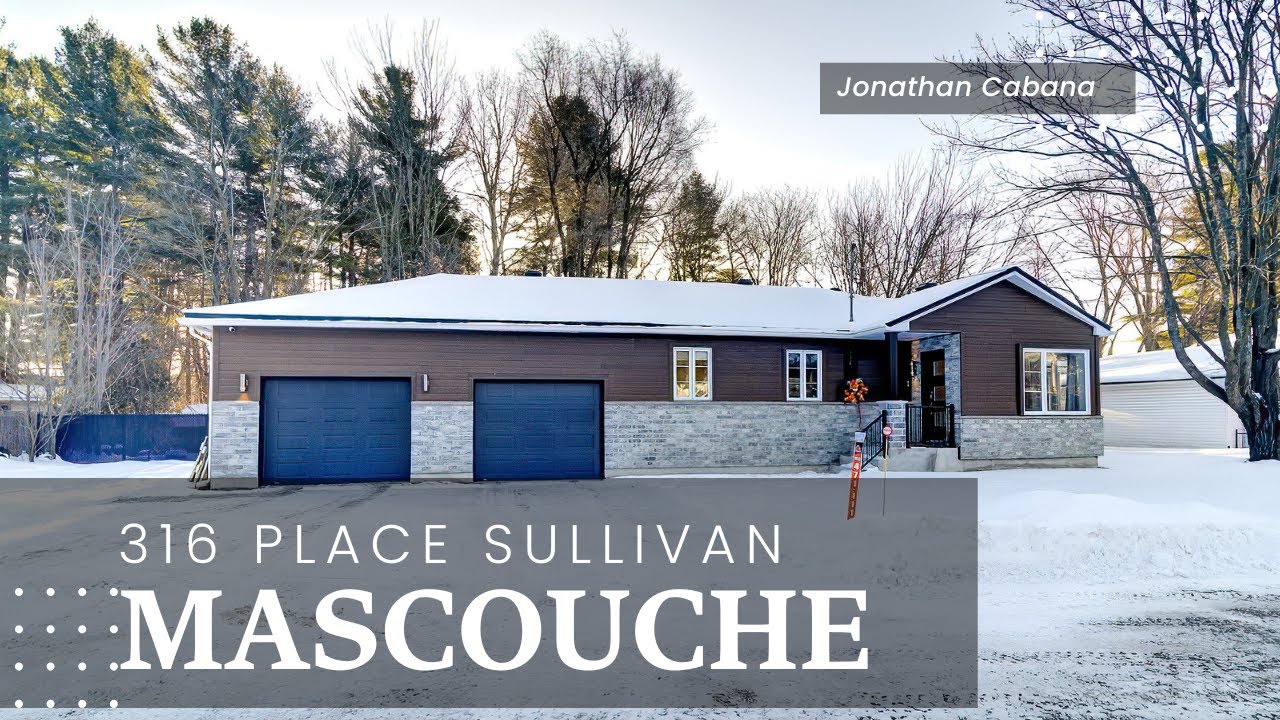 🔥 Une Maison Unique à Mascouche – 4 Chambres, 2 Garages & Une Cour ...