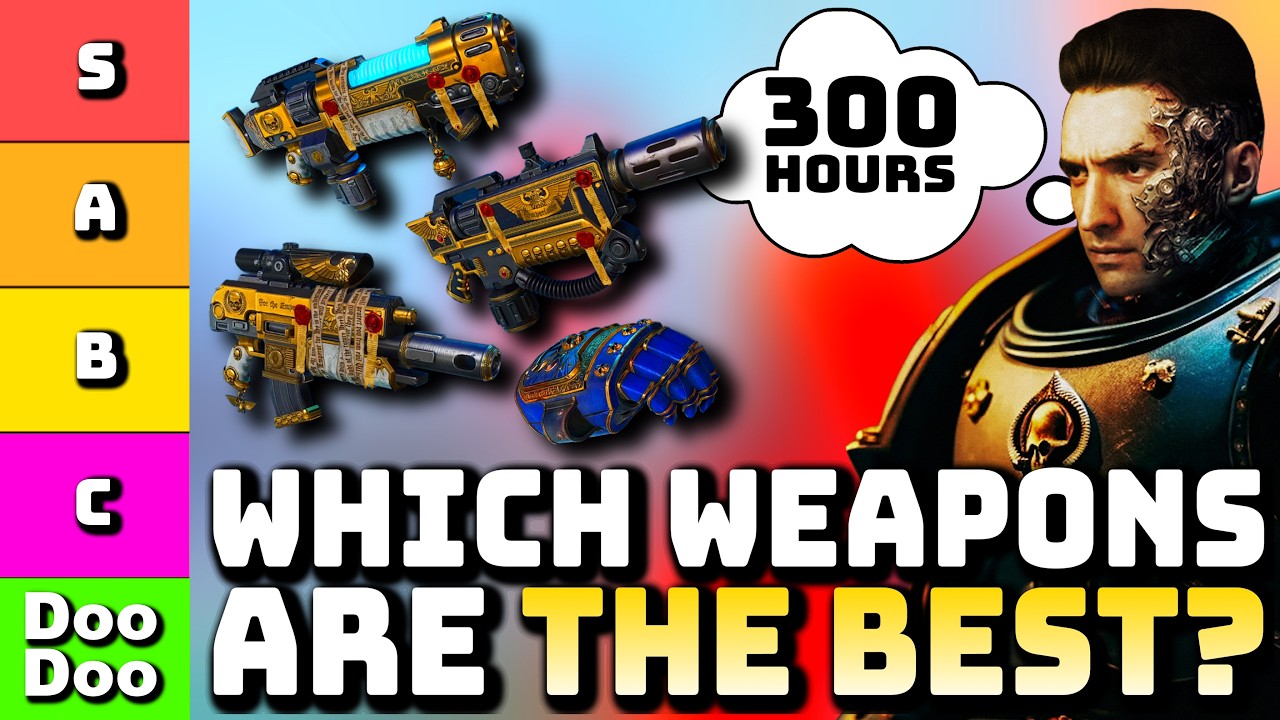 SPACE MARINE 2 BEST WEAPON TIER LIST AFTER 300 HOURS - ALL WEAPONS ...