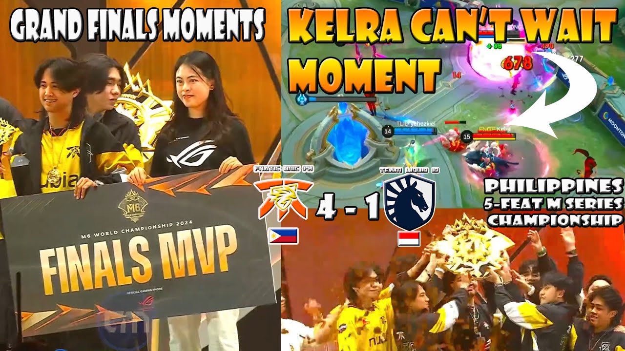 KELRA 😎🔥 CAN'T WAIT MOMENT | FNATIC ONIC PH M6 WORLD CHAMPION | 5-FEAT ...