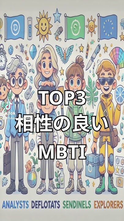 相性の良いMBTIランキングTOP3 #mbti #ランキング #心理学 - YouTube