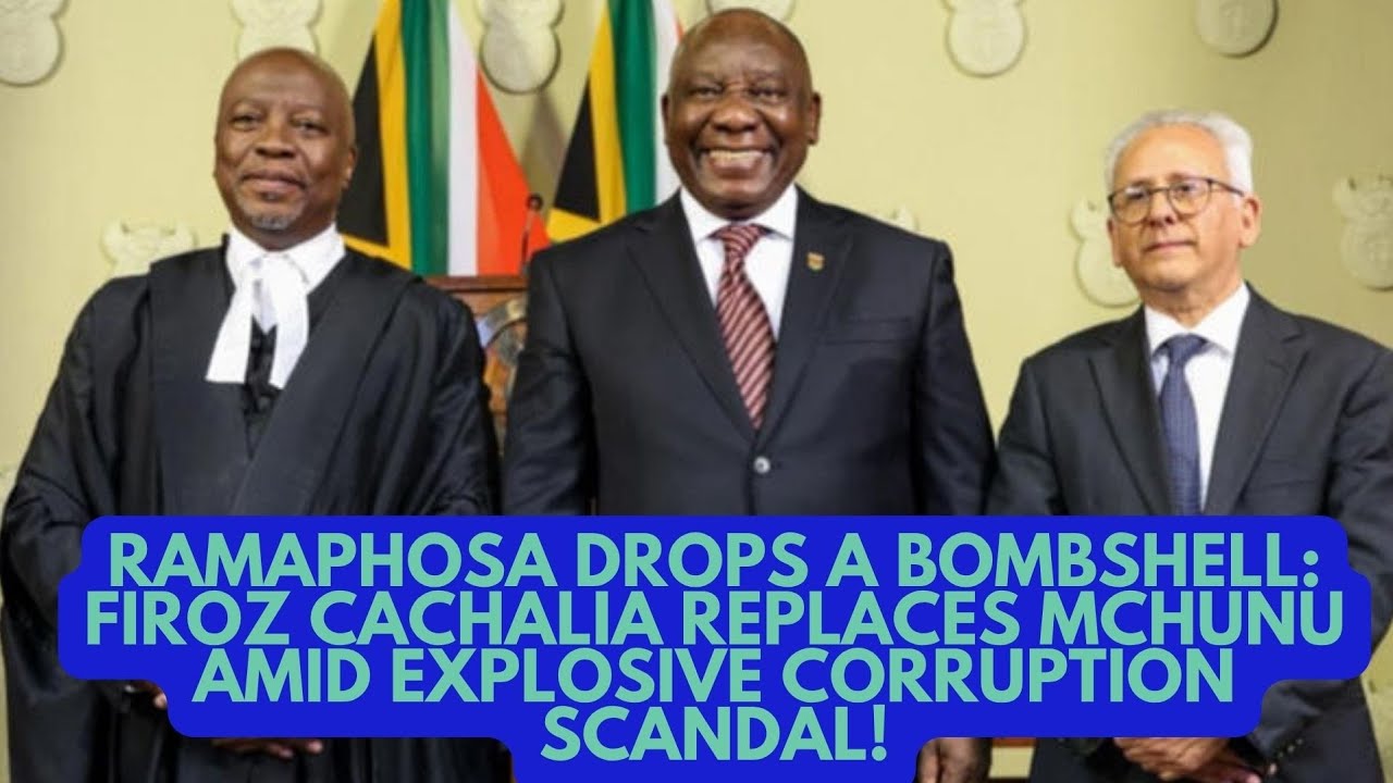 Ramaphosa Drops a Bombshell: Firoz Cachalia Replaces Mchunu Amid Explosive Corruption Scandal ...