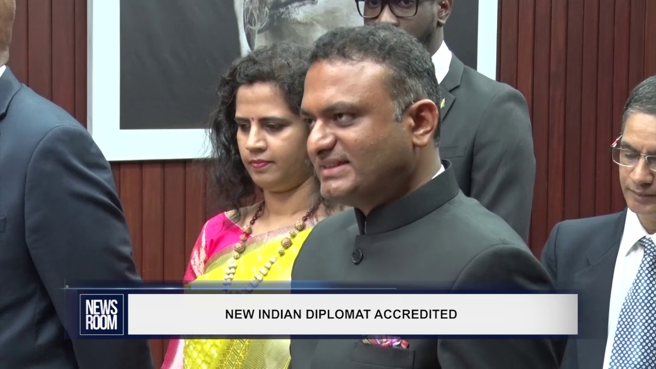 NEW INDIAN DIPLOMAT ACCREDITED - YouTube